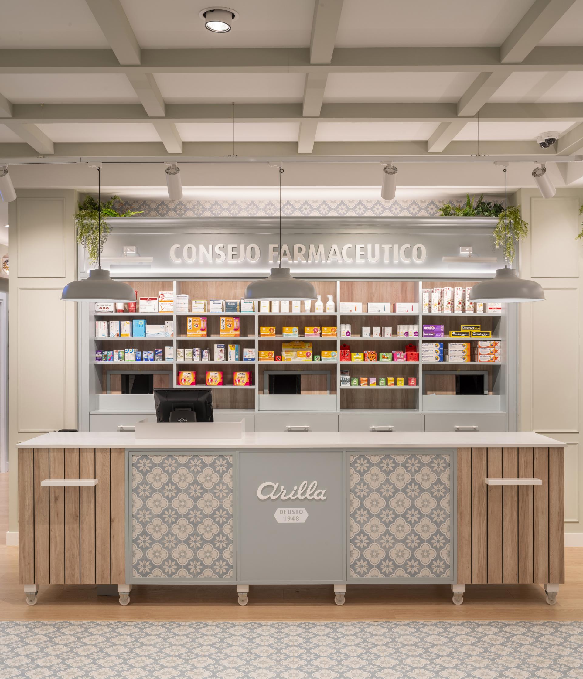 Diseño de farmacia en Madrid | Sube interiorismo